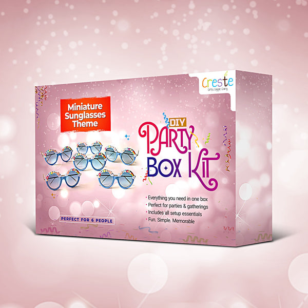 DIY Party Box Kit | Miniature Sunglasses Theme – Creste
